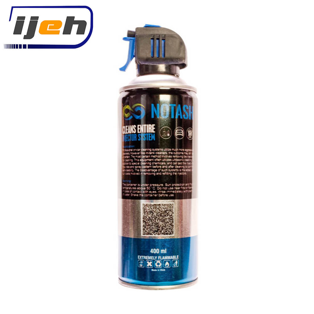 اسپری انژکتور شوی نوتاش NOTASH cleans injector system spray 400ml - آیژه